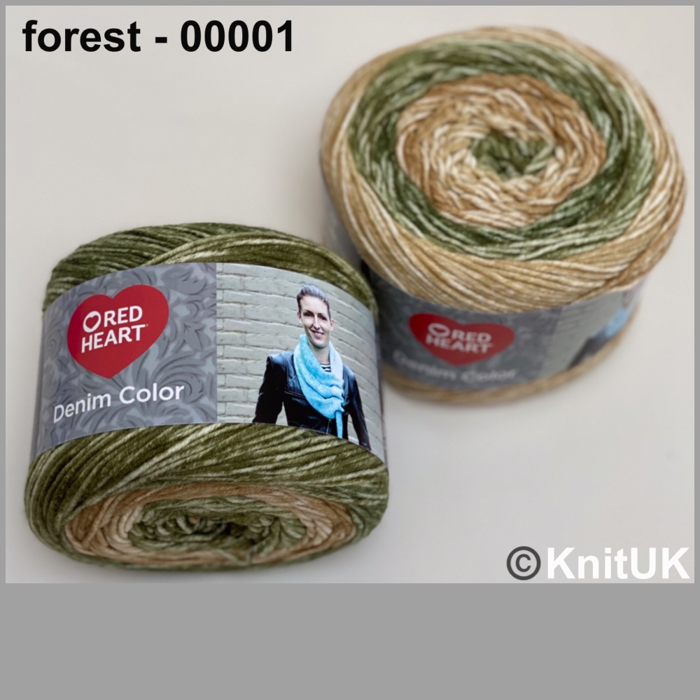 Red Heart Denim Color Yarn | Knitting & Crochet Wool & Yarn | KnitUK