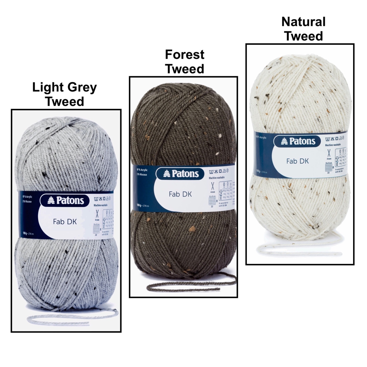 Patons Fab DK | knitting and crochet yarn | KnitUK