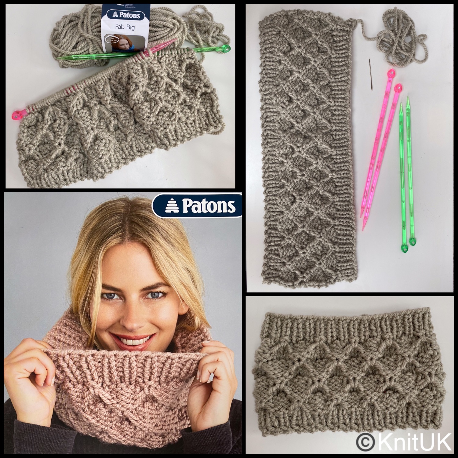 Patons Fab Big - super chunky knitting yarn - KnitUK