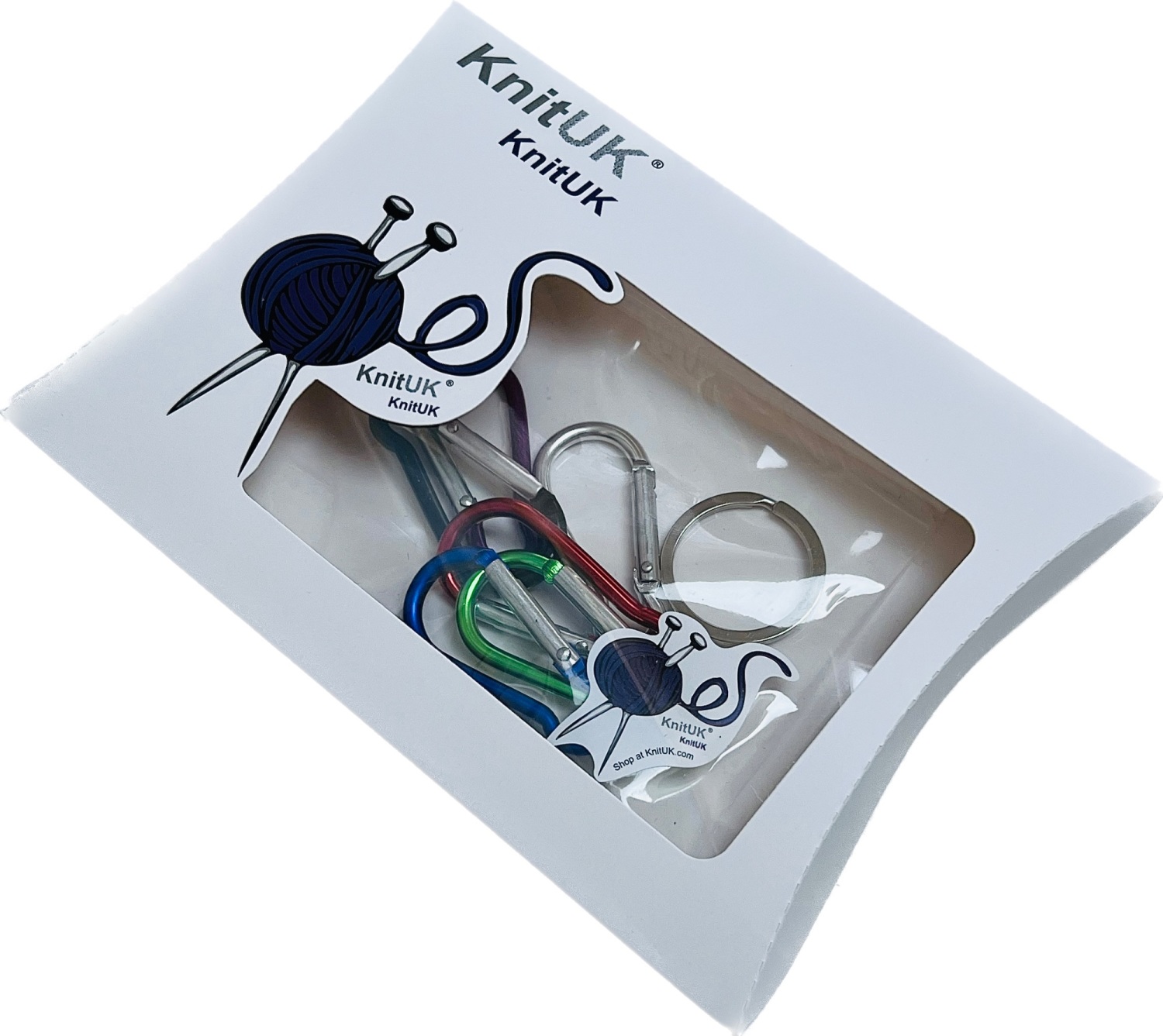 Paracord: Carabiner Pack of 6. Aluminium (48mm)