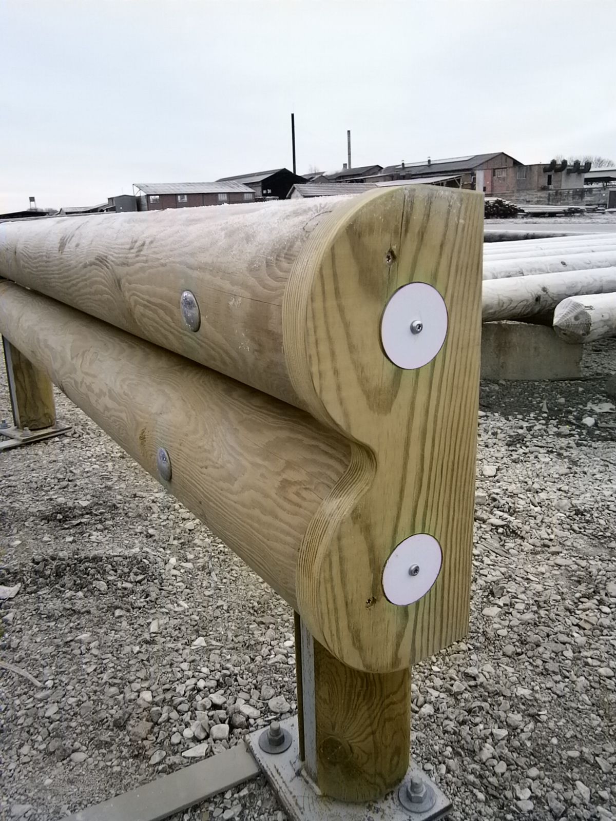 Timber Crash Barriers