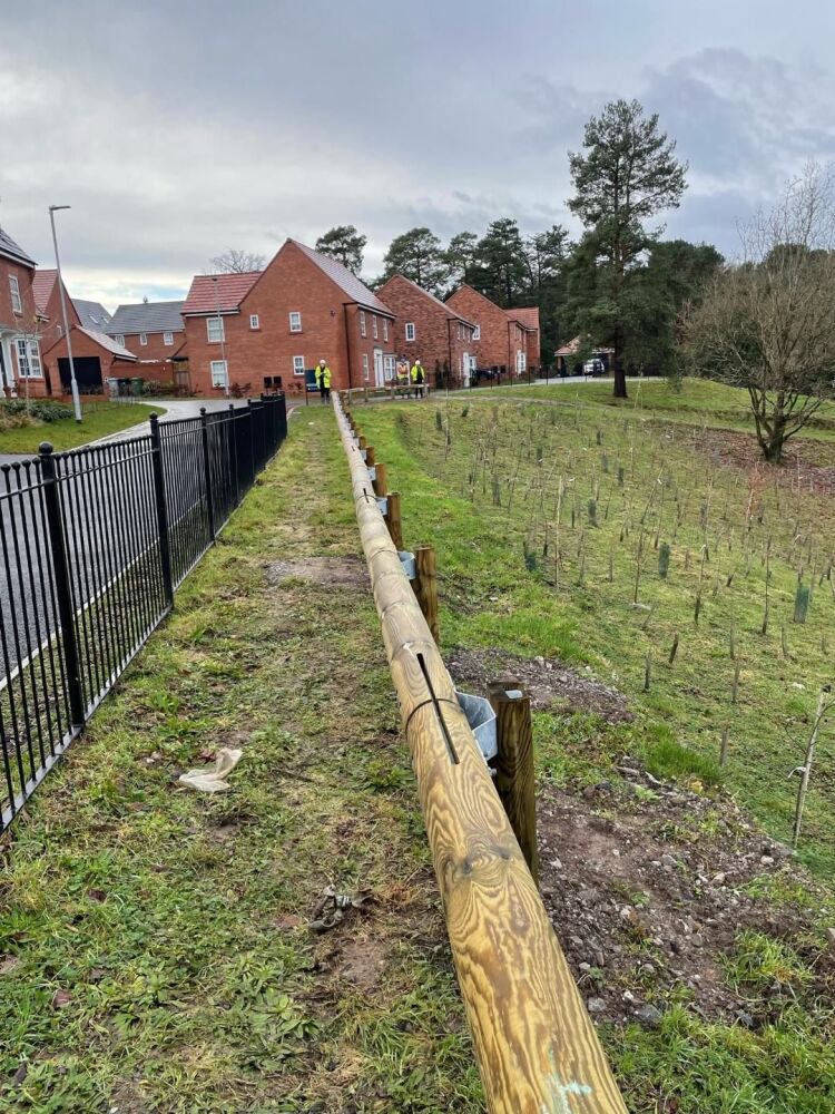 Timber Crash Barriers