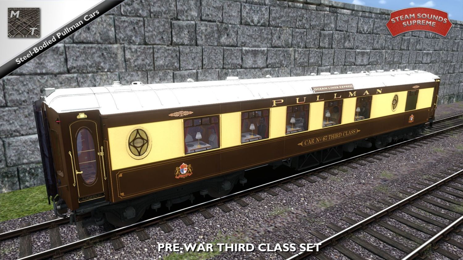 MT K Type Pullman Cars - Set 4