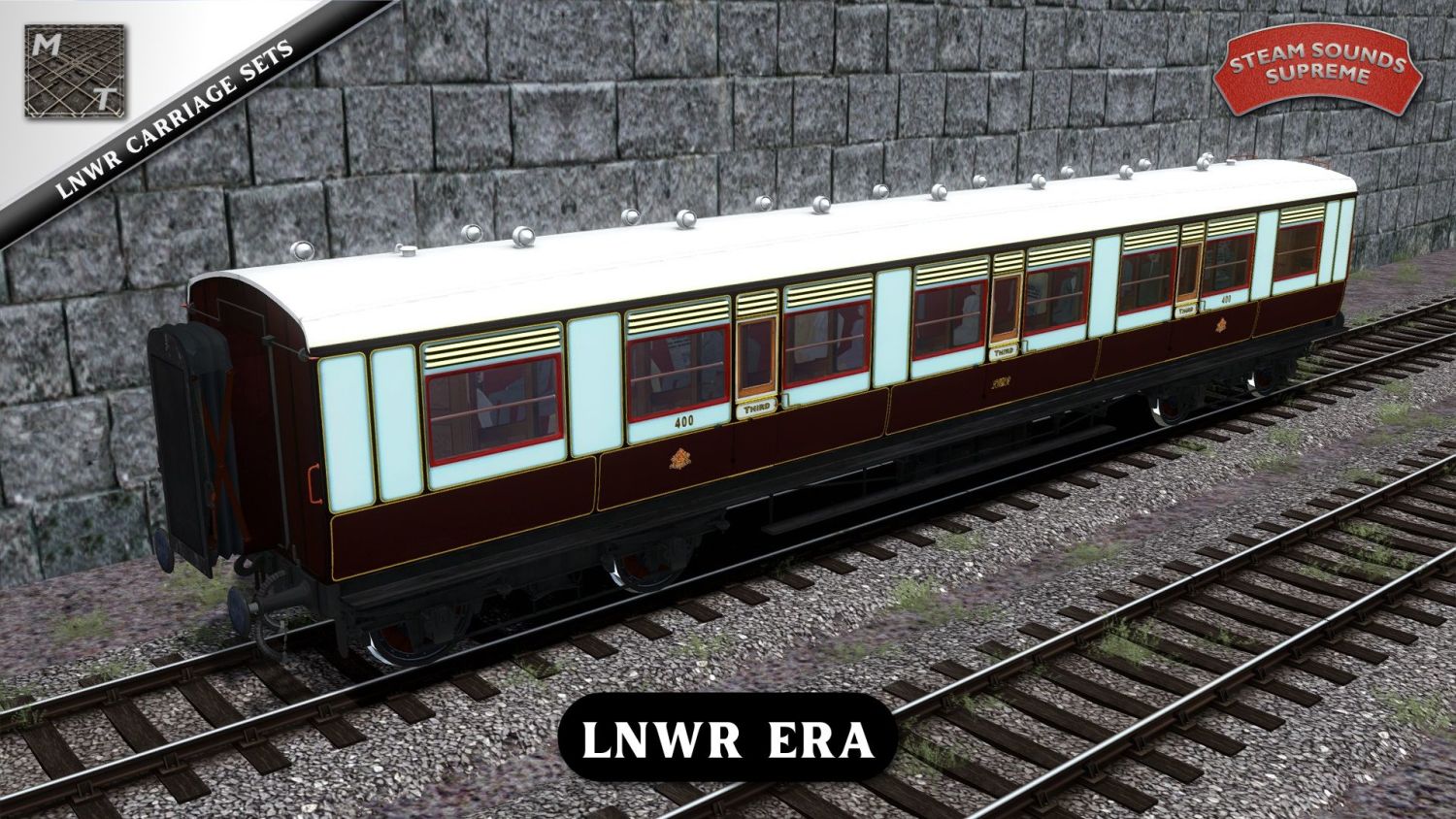 MT LNWR Carriage Set 1 - LNWR