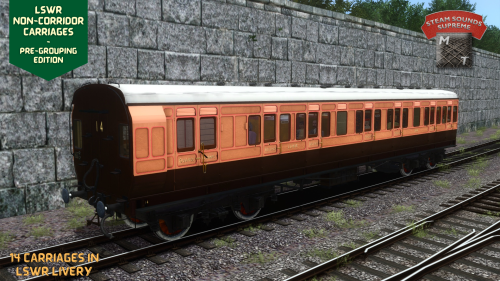 MT LSWR Carriage Set 1 - Pre-grouping