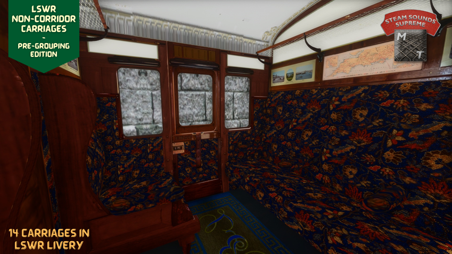 MT LSWR Carriage Set 1 - Pre-grouping