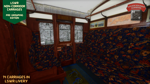 MT LSWR Carriage Set 1 - Pre-grouping