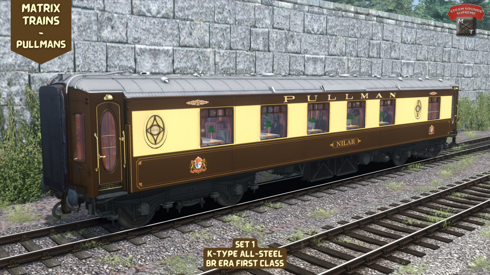 MT K Type Pullman Cars - Set 1