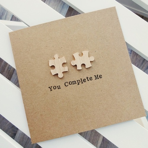 'You Complete Me' card