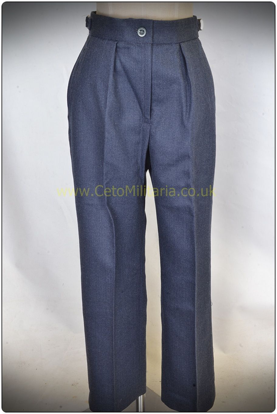 A pair of used "Trousers Men's Blue/Grey 1972 Pattern" RAF No2 trousers ...