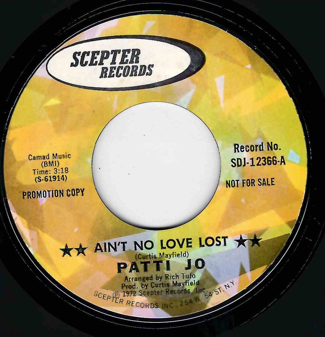 PATTI JO - AIN'T NO LOVE LOST PATTI JO - AIN'T NO LOVE LOST
