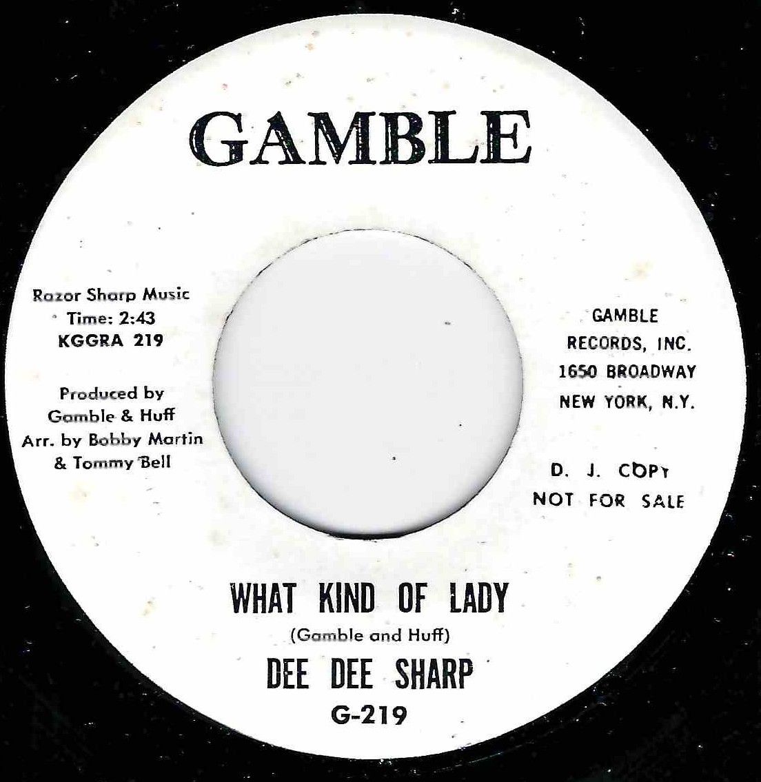 DEE DEE SHARP - WHAT KIND OF LADY