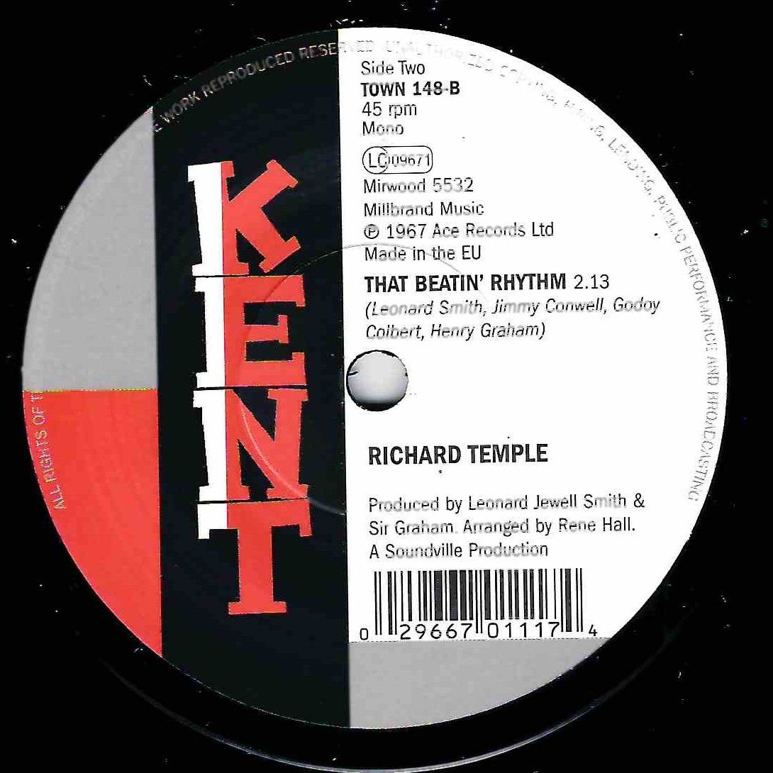 RICHARD TEMPLE / DARROW FLETCHER - THAT BEATIN' RHYTHM / MY YOUNG MISERY