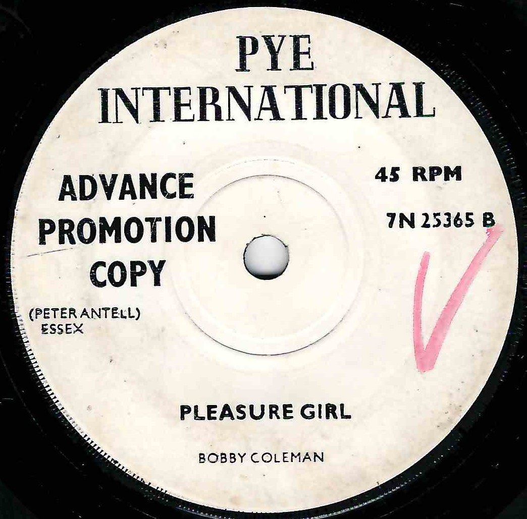 BOBBY COLEMAN - PLEASURE GIRL