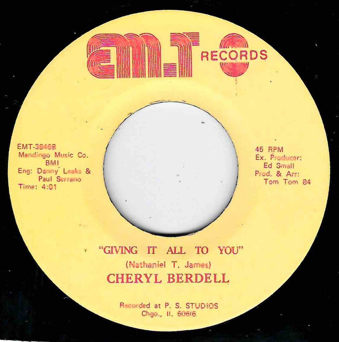 CHERYL BERDELL - GIVING IT ALL TO YOU