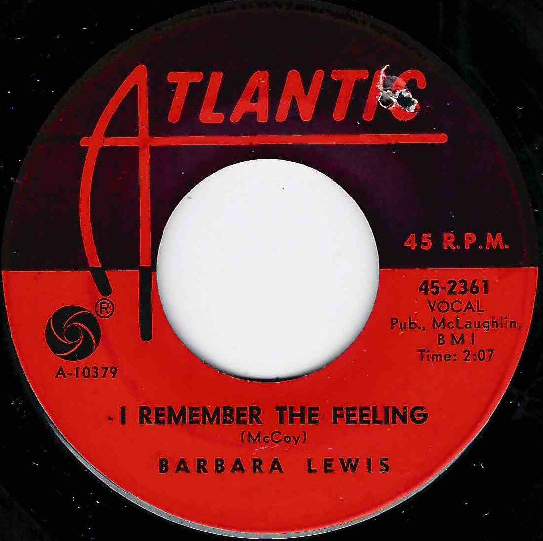 BARBARA LEWIS - I REMEMBER THE FEELING