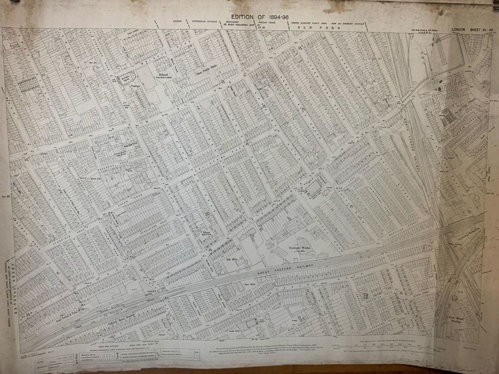 Land registry London maps HACKNEY 1895