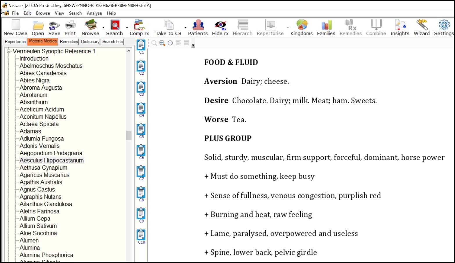 Vermeulen Synoptic Reference