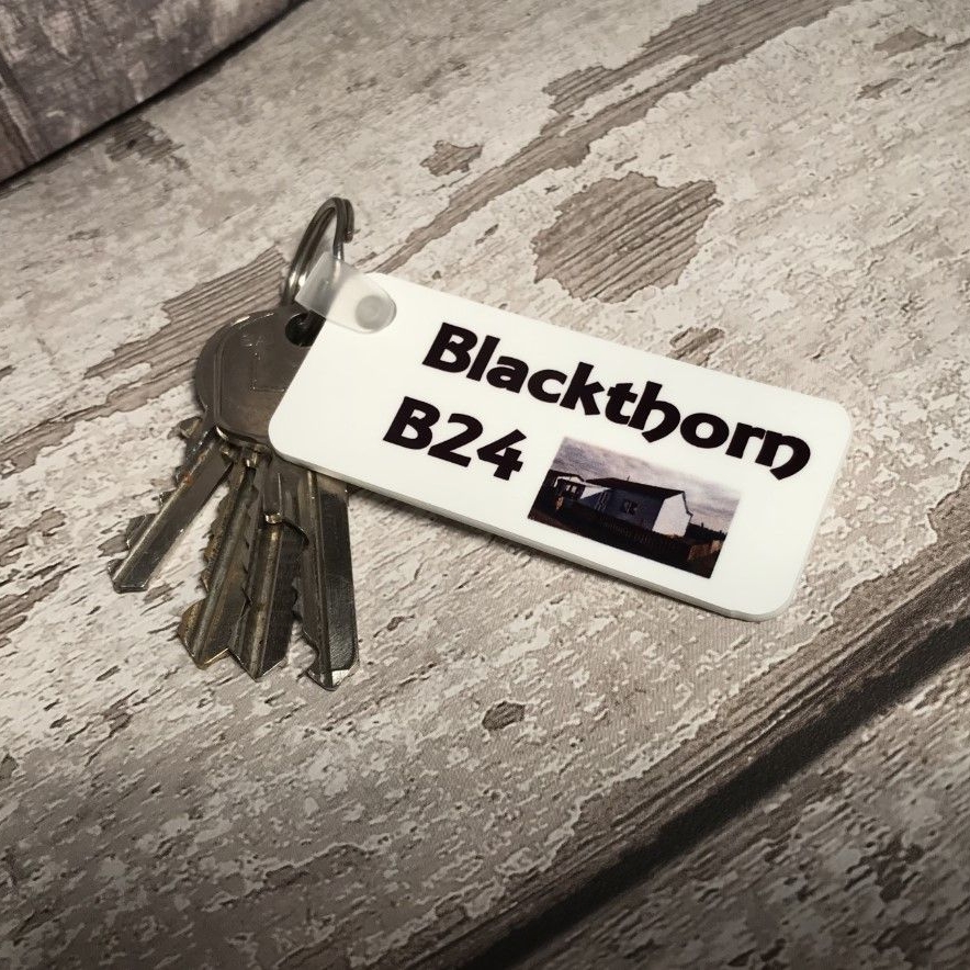 Personalised Plastic Keyring