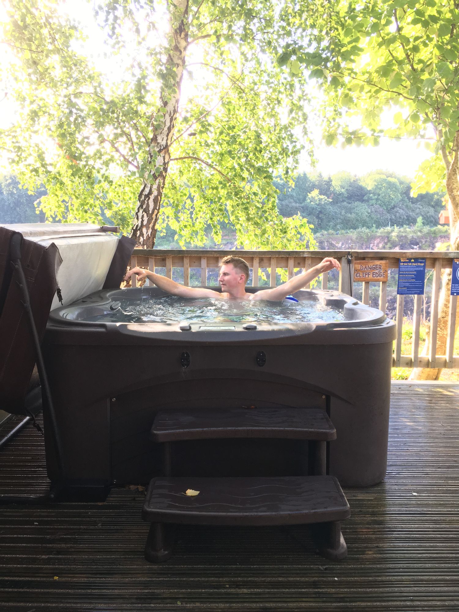 A Kid Free Weekend: Hot tub glamping and zip wire fun at Chepstow Quarry