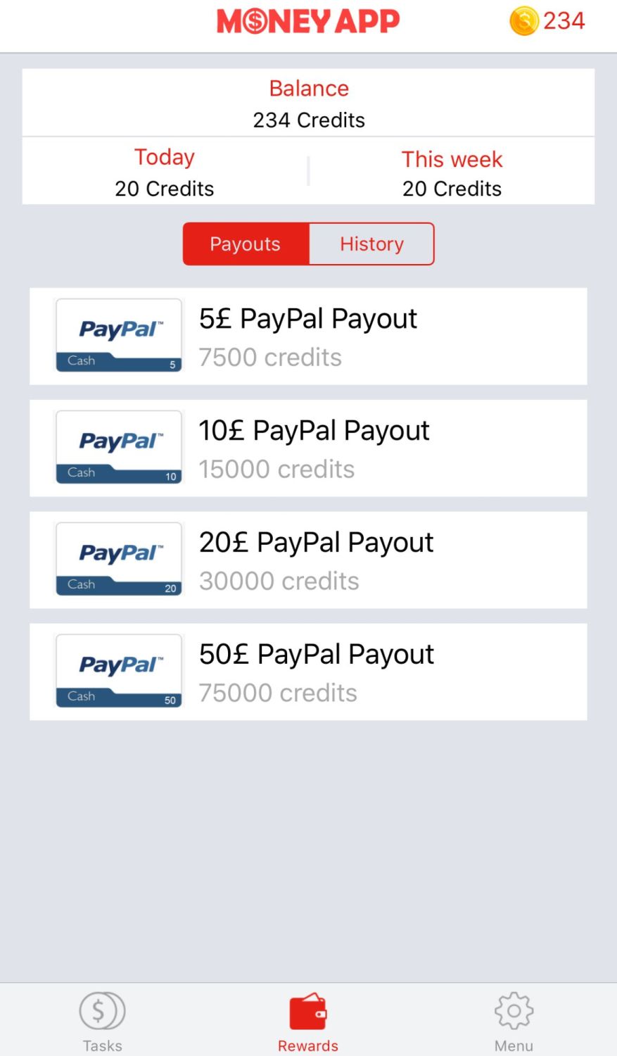 Make money playing games with Money App