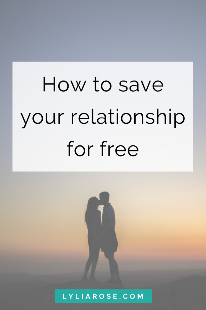 How to save your relationship for free