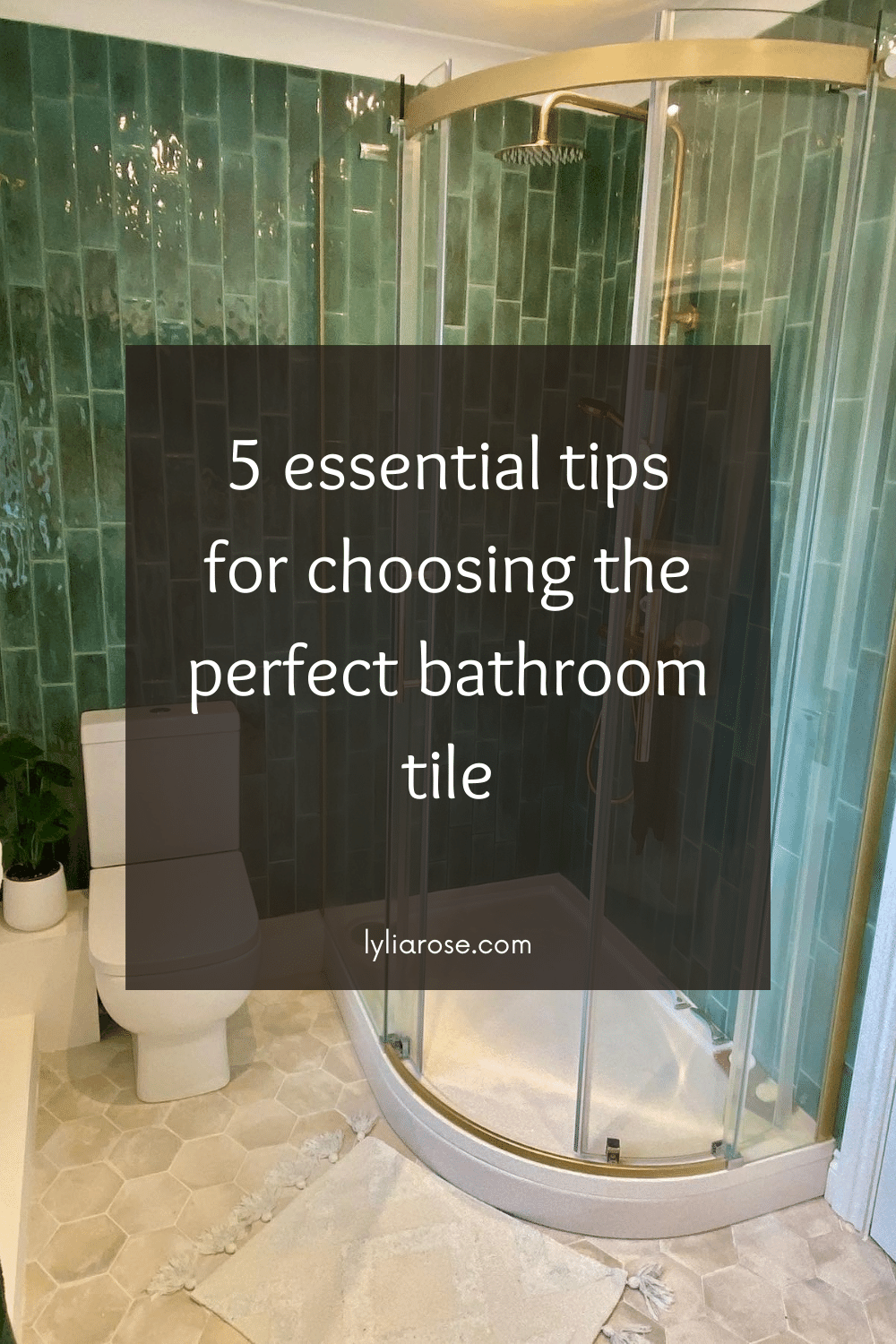5 essential tips for choosing the perfect bathroom tile