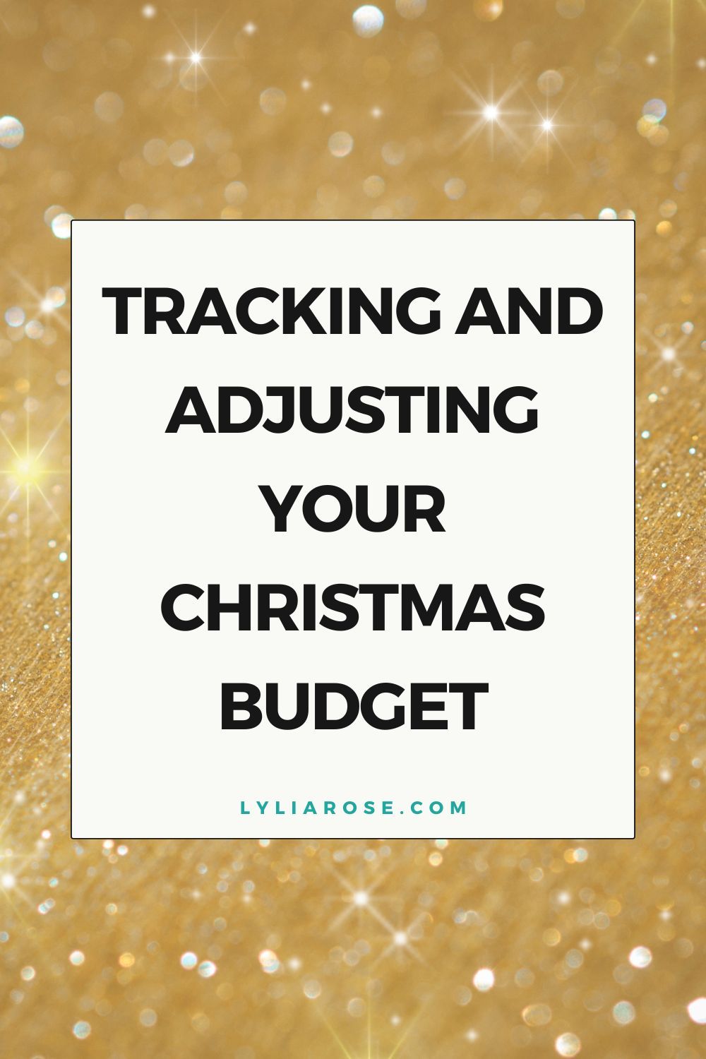 Organise Your Money This Christmas with a Budget Planner