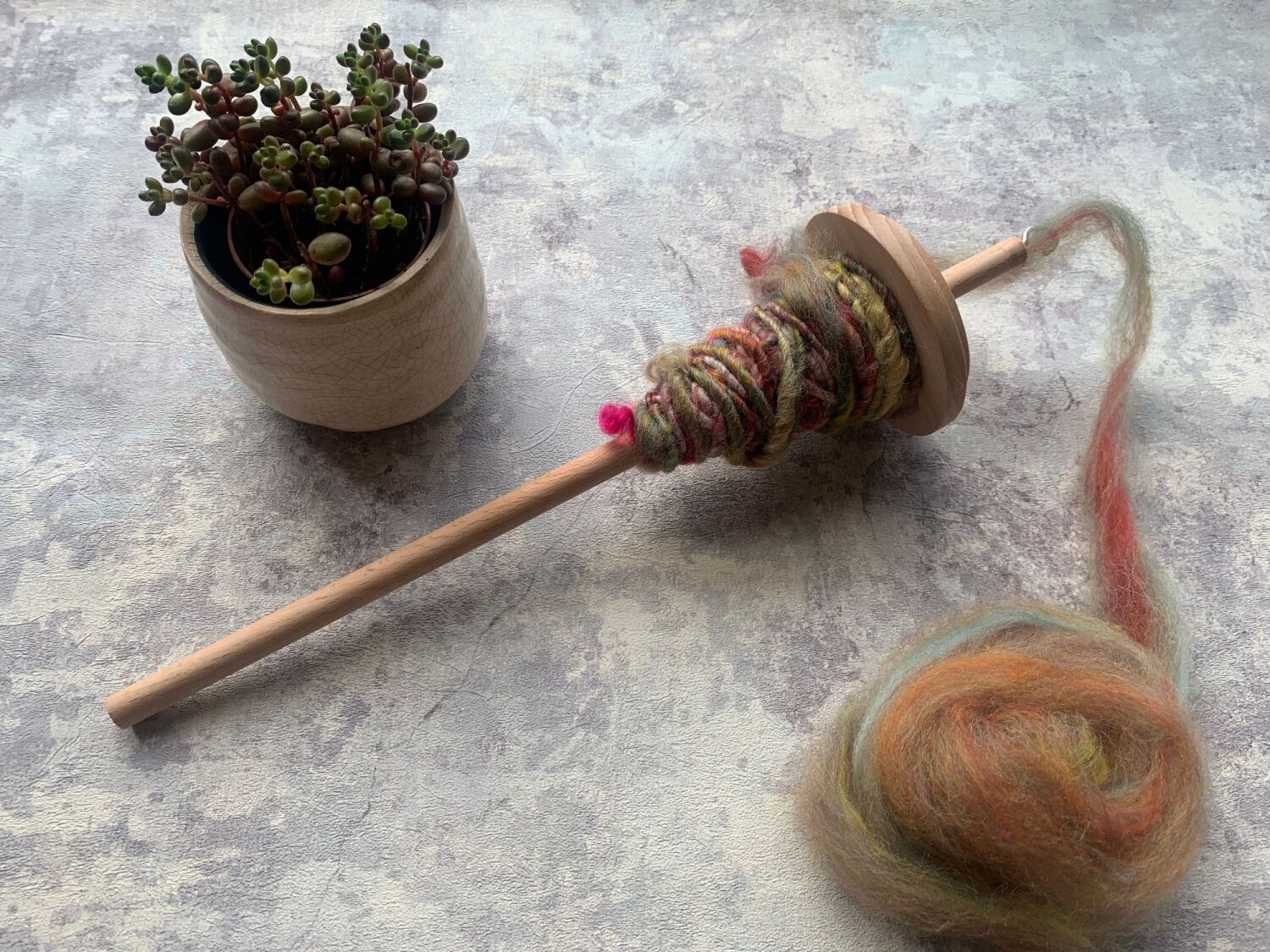 Give It a Spin! Easy Drop Spindle Yarn for Felting - Blog