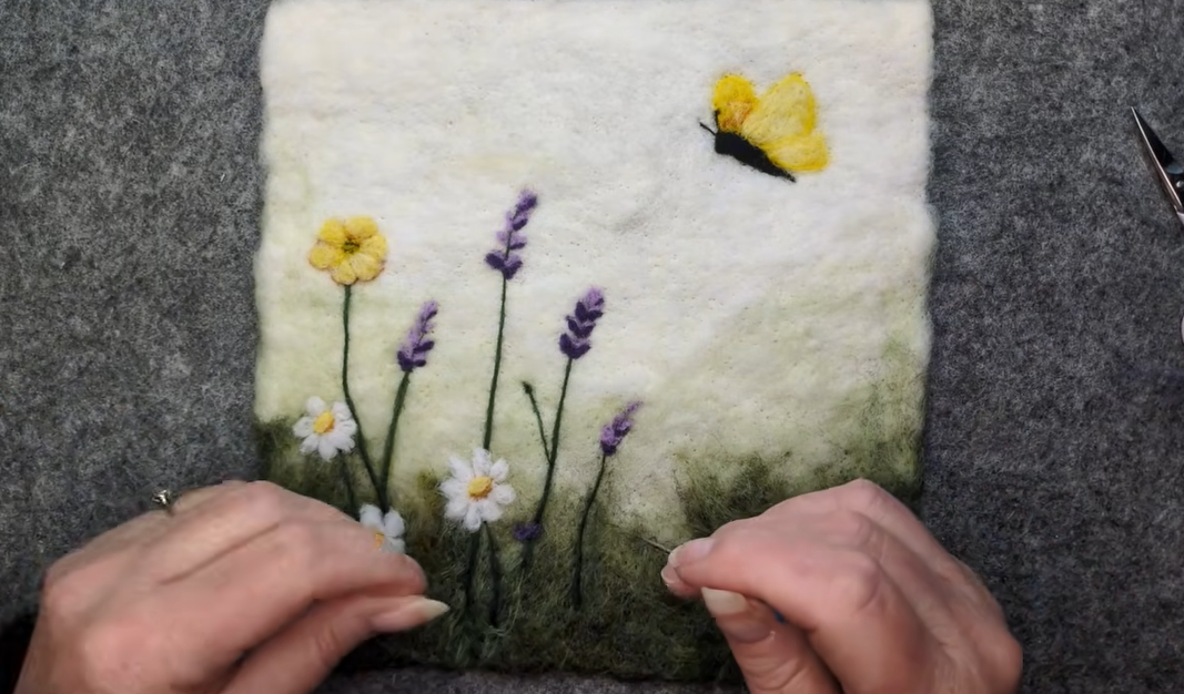 How Much Wool: A Guide for Felting Pictures - The Woolsmith’s Handbook Blog