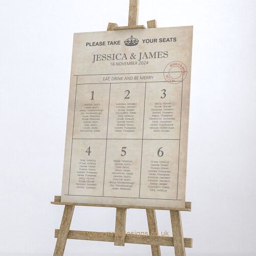 Vintage Telegram Wedding Invitation - Weddings | Mrs K Designs