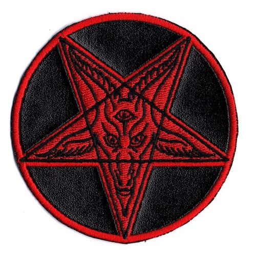 Kreepsville 666 Satanic Circle Red Patch