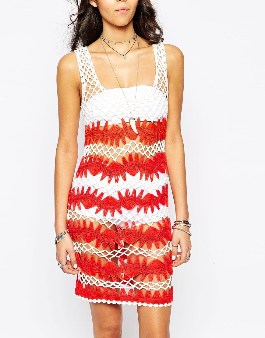 Crochet Tank Dress - Size S