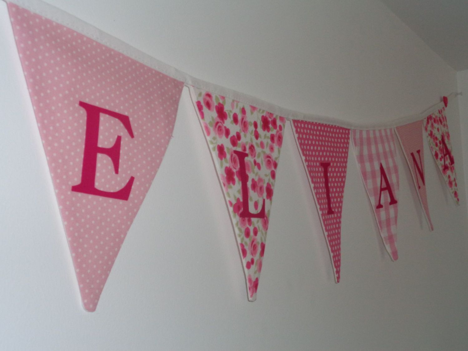 Bunting Using Our 5 cm Letters - Blog