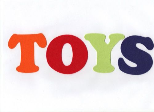 Felt letters and numbers