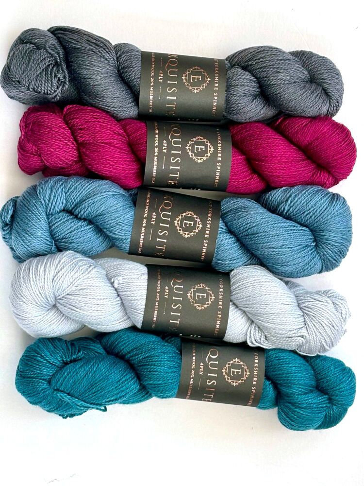 WYS exquisite 4 ply | 100grams falkland wool & mulberry silk