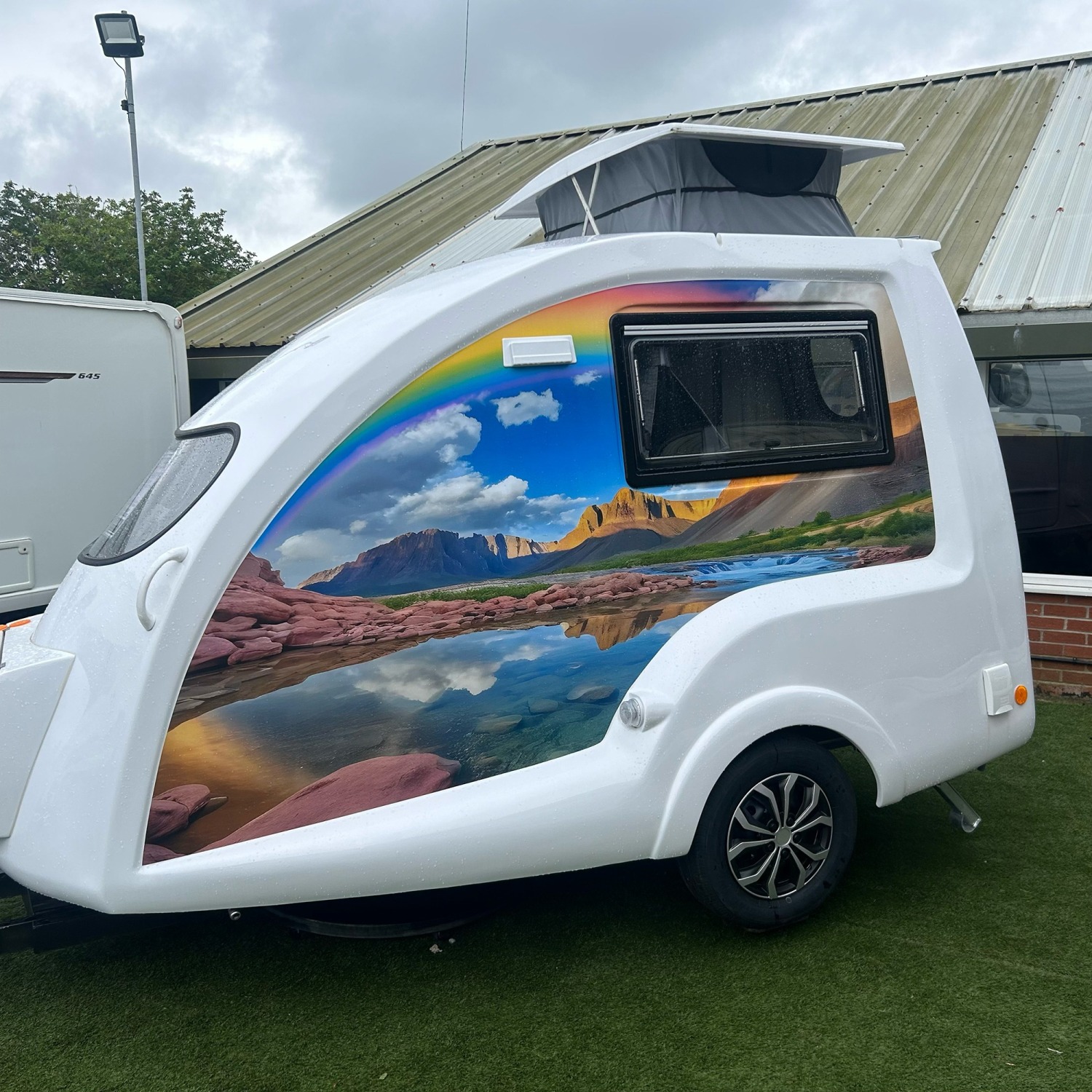 Custom graphics/vinyl designs | Go-Pods.co.uk | Micro Tourer Caravans
