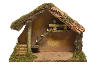 NATIVITY HOUSES AND FIGURES