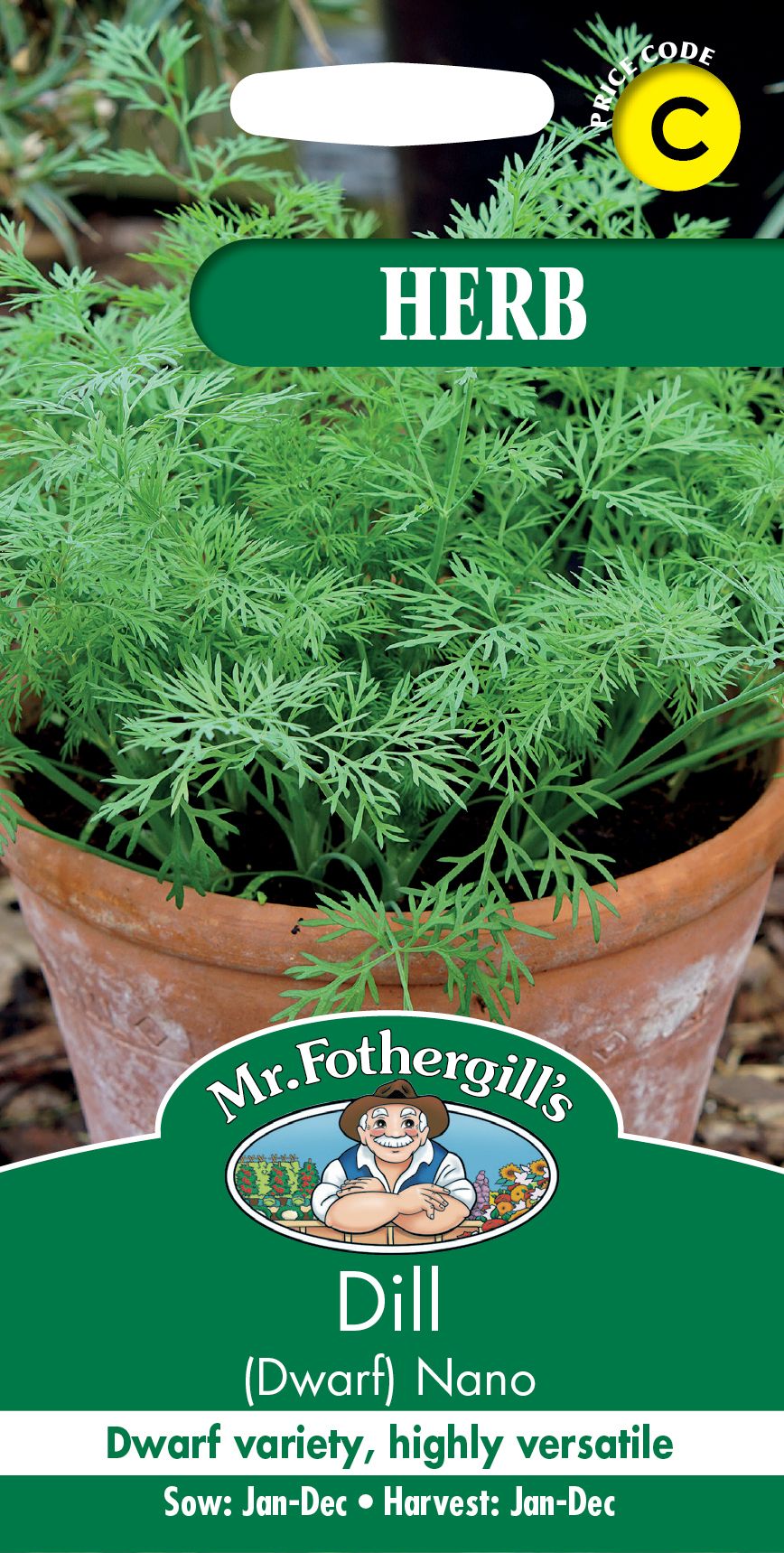 Dill (Dwarf) Nano | Vegetable & Herb Seeds | Drinagh Garden Centre