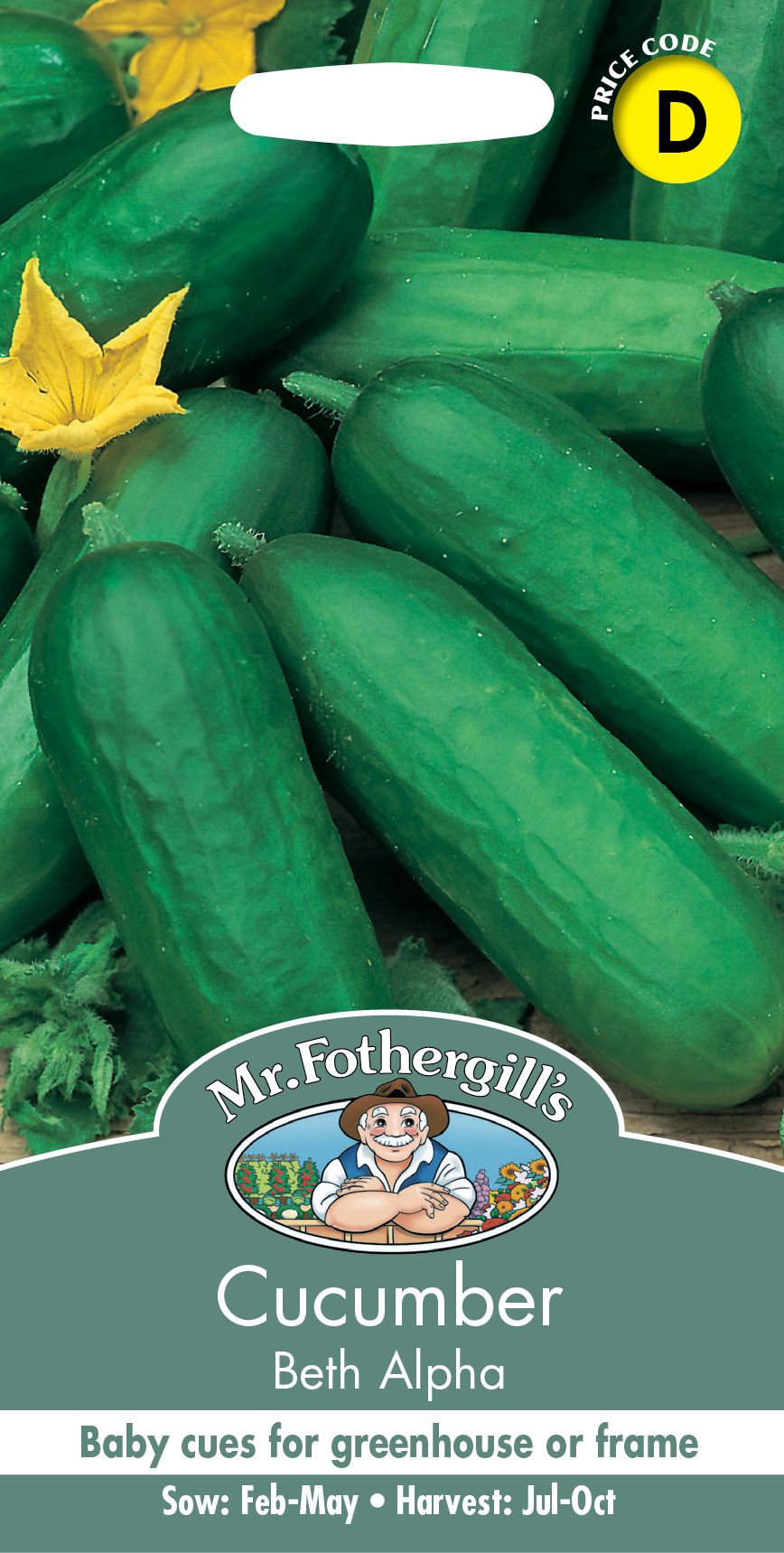 Cucumber Beth Alpha | Vegetable & Herb Seeds | Drinagh Garden Centre