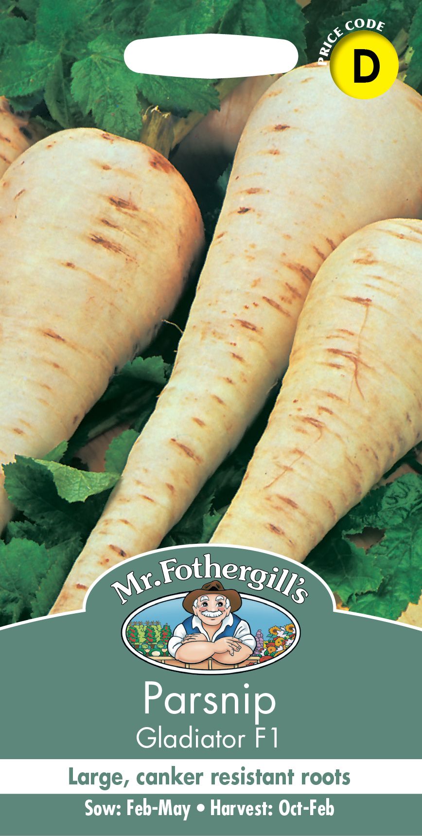 Parsnip Gladiator F1 | Vegetable & Herb Seeds | Drinagh Garden Centre
