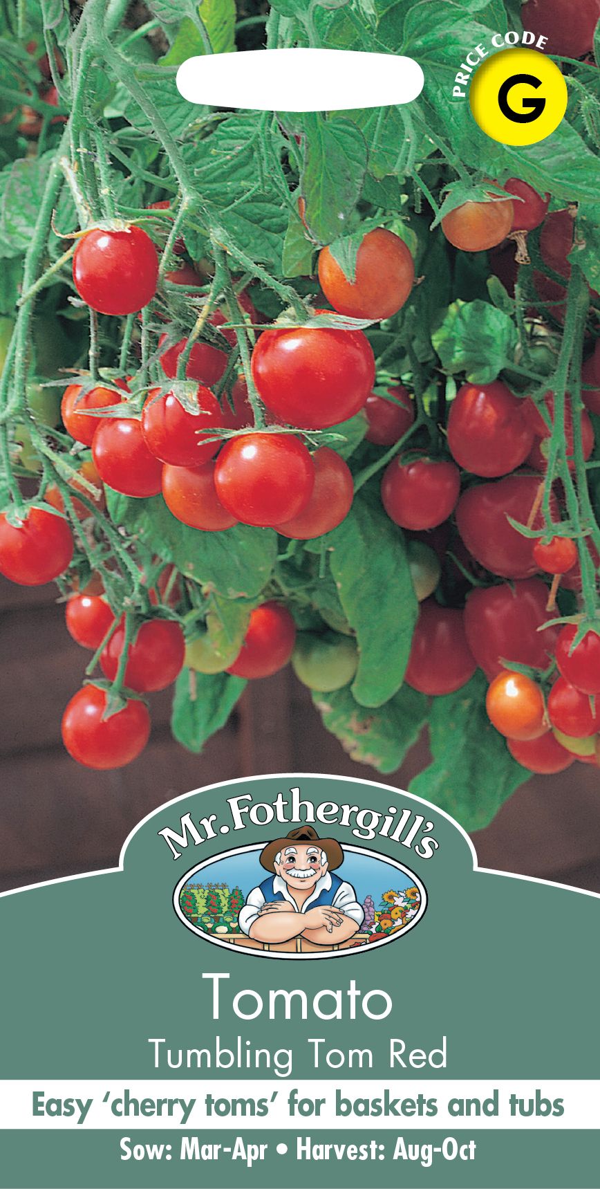 Tomato Tumbling Tom Red| Vegetable & Herb Seeds | Drinagh Garden Centre