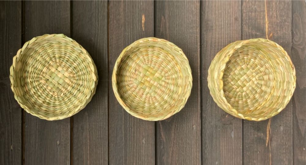 Rush Basket Workshop at Three Little Pigs - Make your own rush bread ...