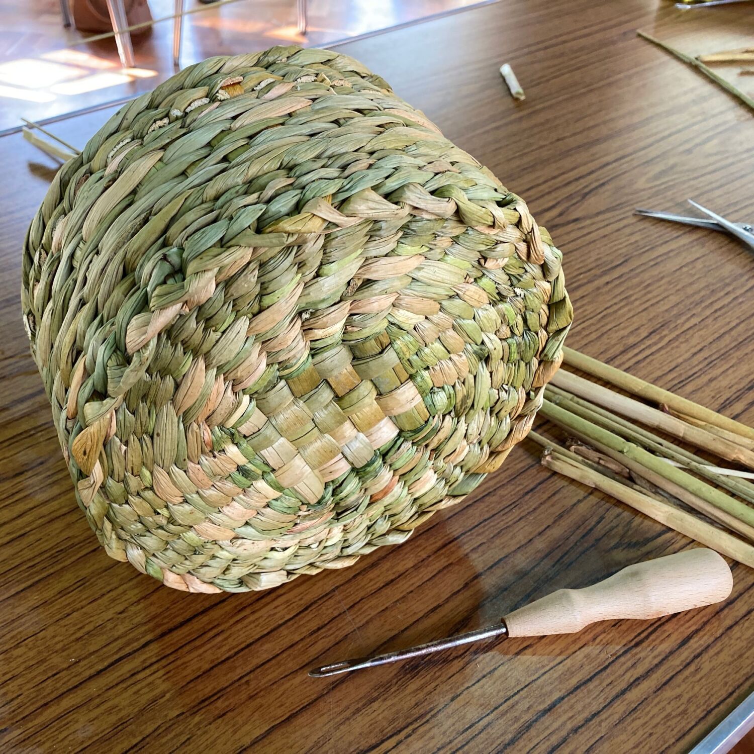 Rush Basket Workshop at Three Little Pigs - Make your own rush bread ...