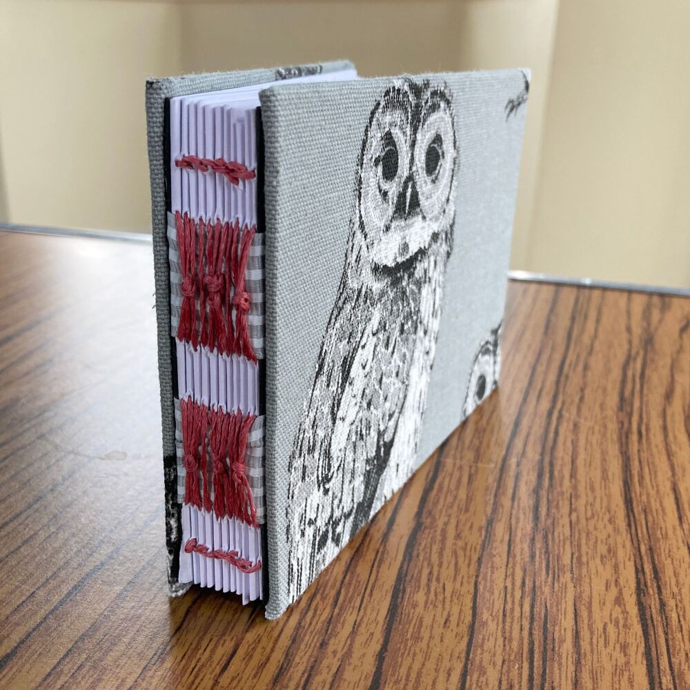 Bookbinding Workshop at Three Little Pigs – Making a bespoke journal using exposed spine book ...