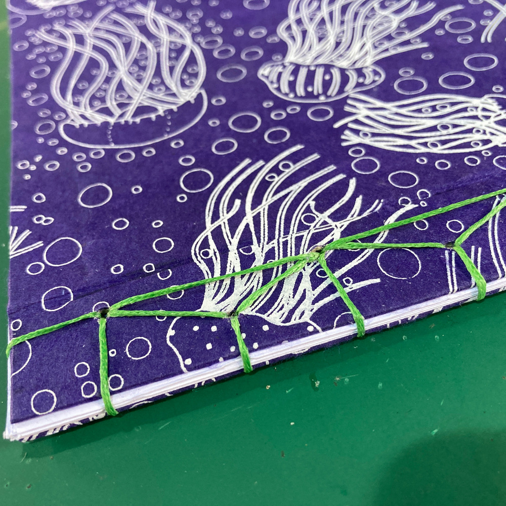 Japanese Bookbinding Workshop at Three Little Pigs – Making two ...
