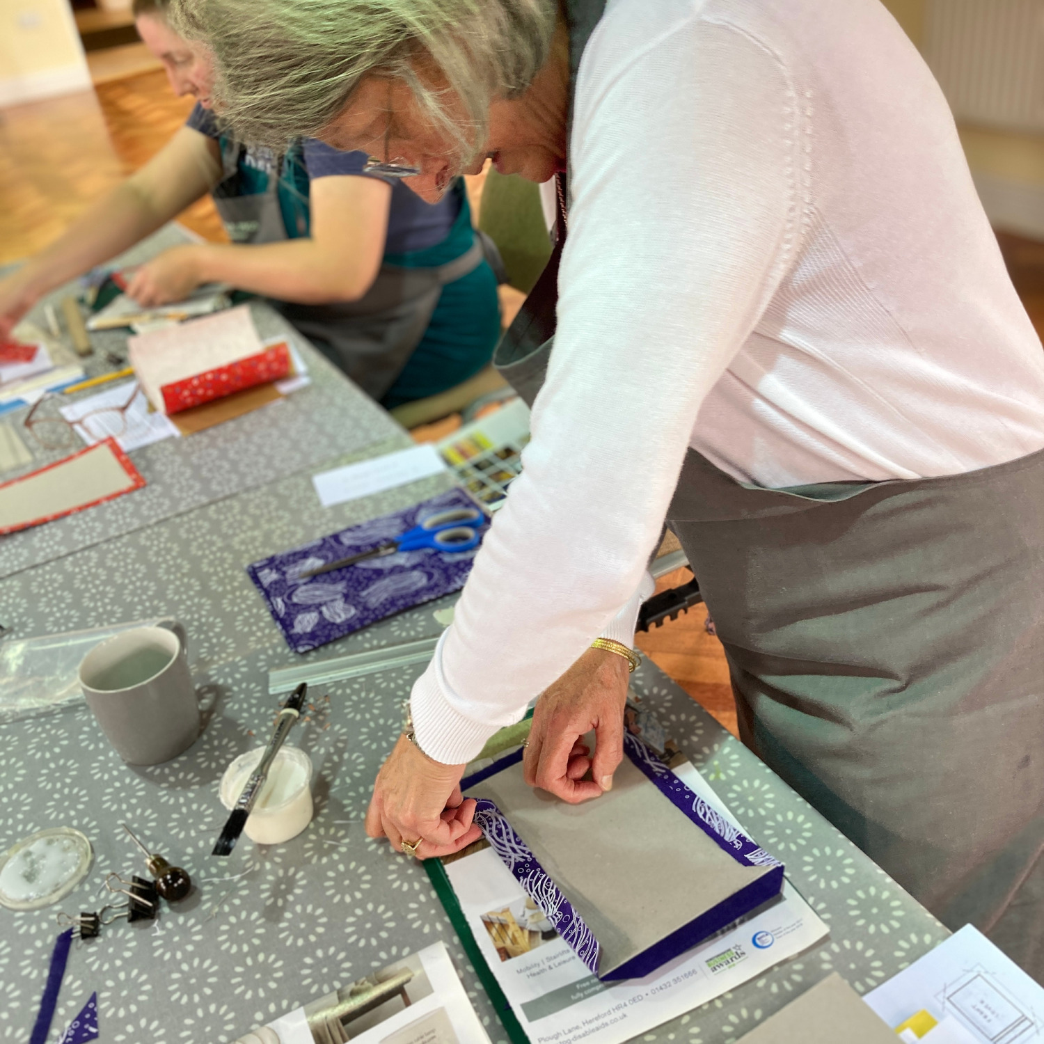 Japanese Bookbinding Workshop at Three Little Pigs – Making two ...