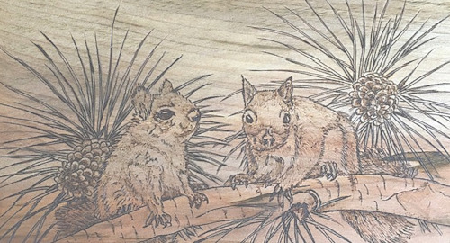 Pyrography Workshop at Three Little Pigs - Learning the art of ...