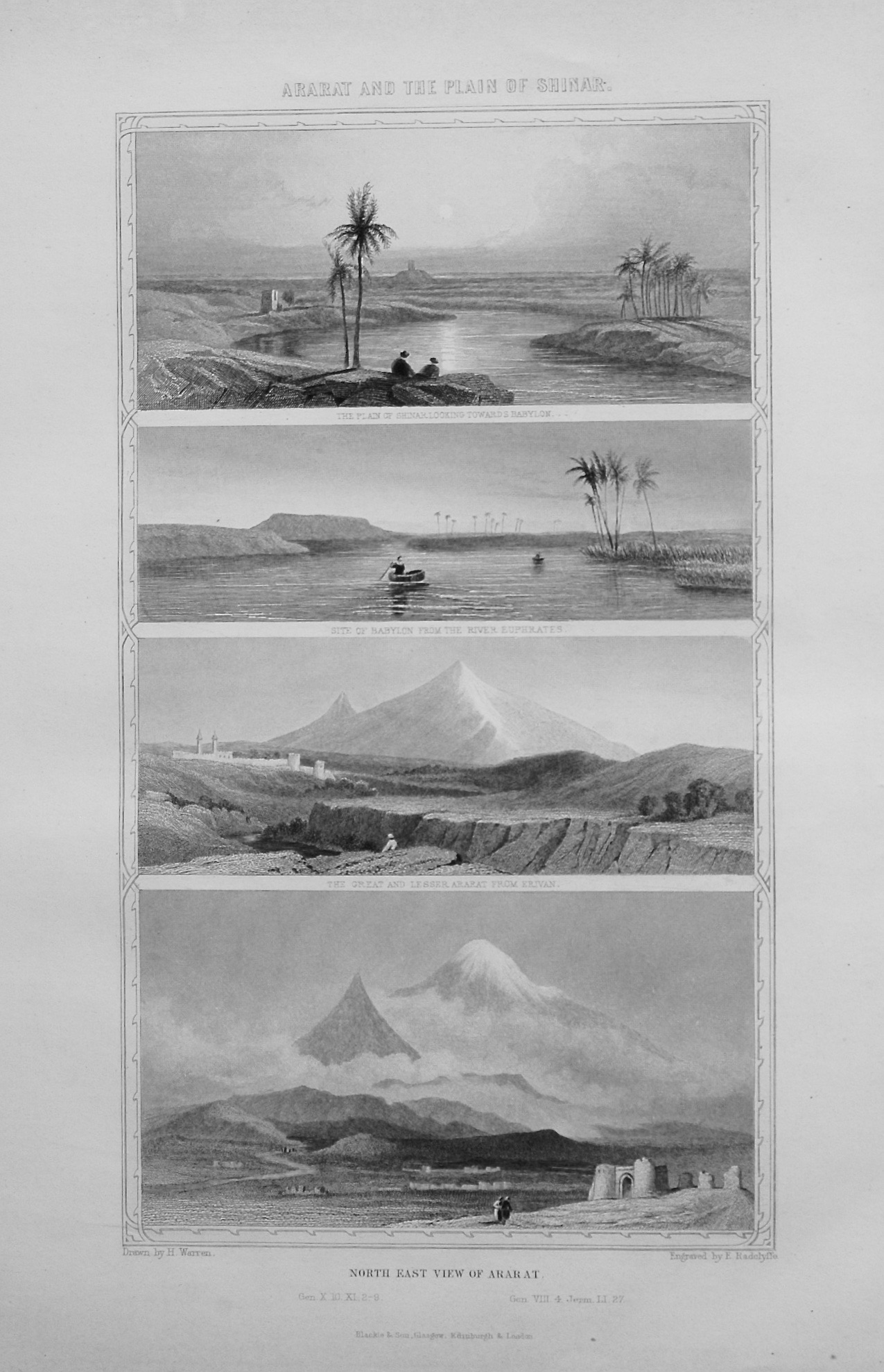Mount Ararat and the Plain of Shinar.