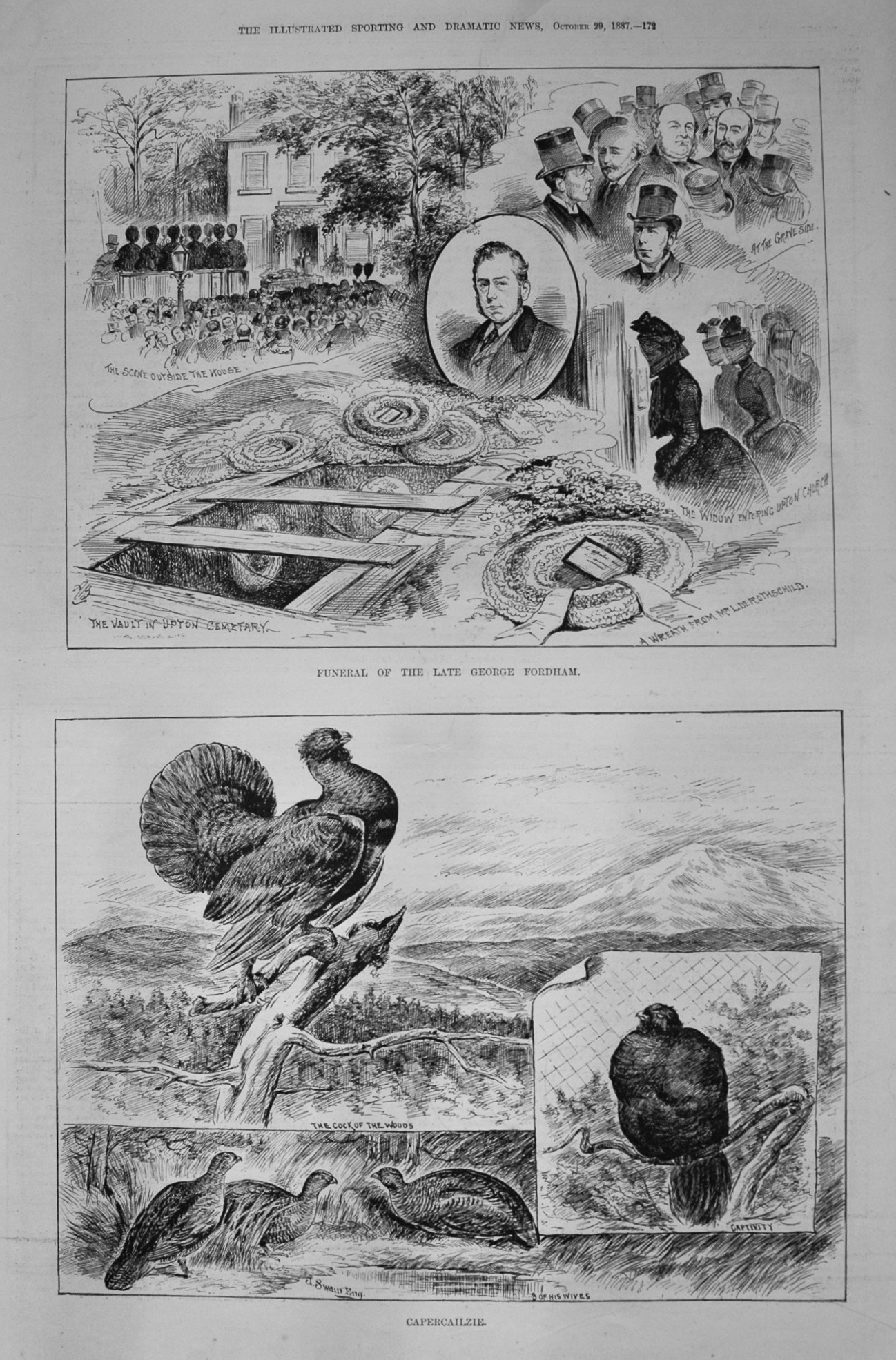 Funeral of the Late George Fordham. 1887